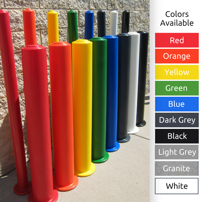 3" Flanged Plastic Bollard – Post Bollard